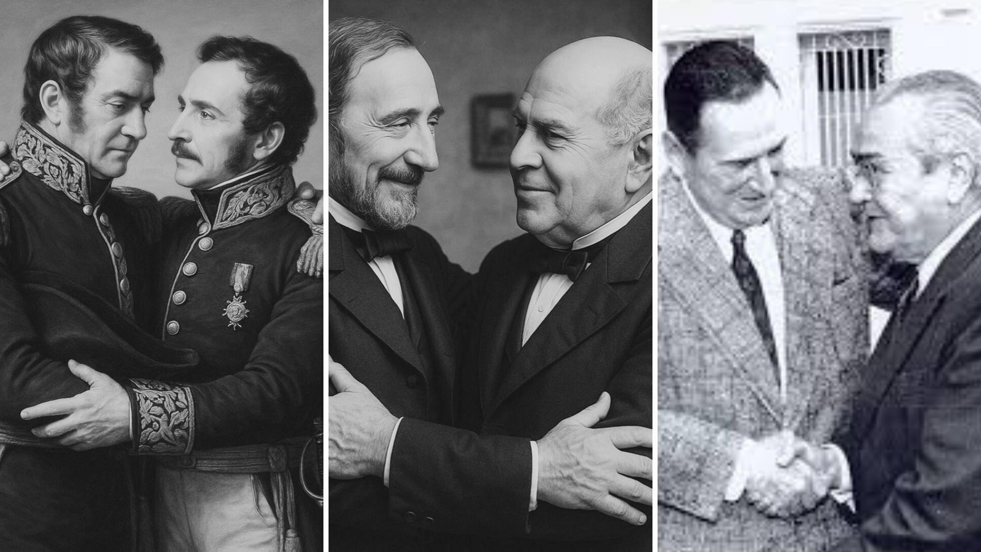 Tres historias distintas de amistad: San Martín y Tomás Guido, Domingo Sarmiento y Bartolomé ...