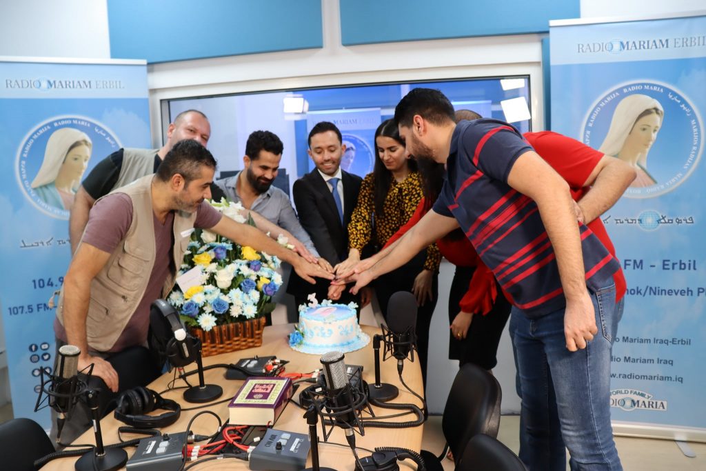 ¡Radio Mariam en Erbil celebró sus 3 años de vida! - RM Mundial