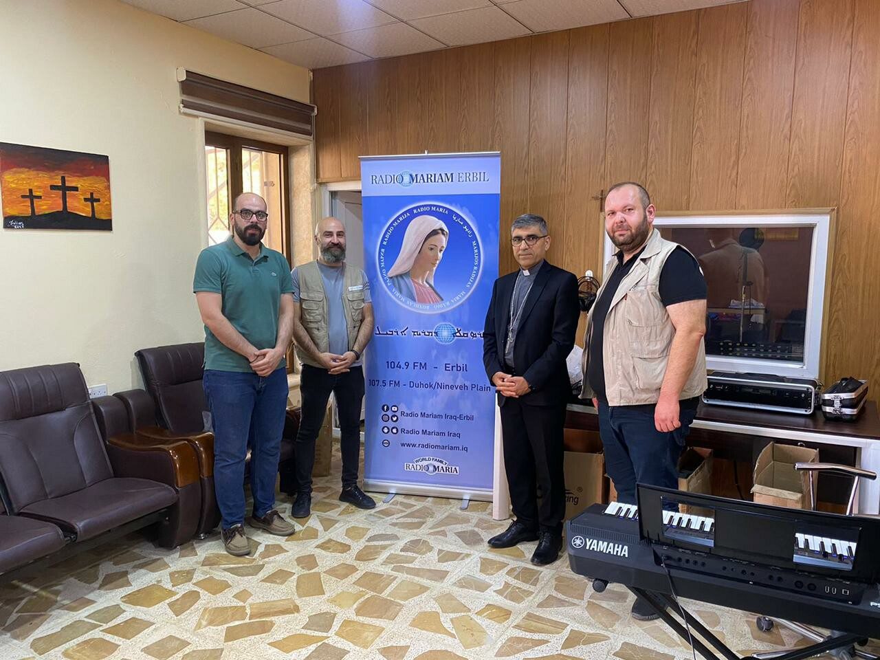 Se inauguró el estudio de Radio Mariam en Erbil que cubrirá la diócesis ...